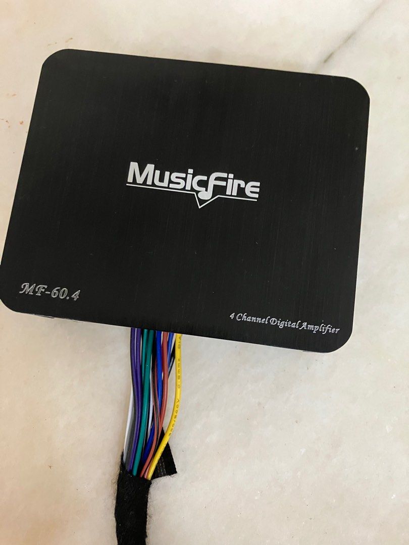 Music fire amplifier 4 channel, Auto Accessories on Carousell
