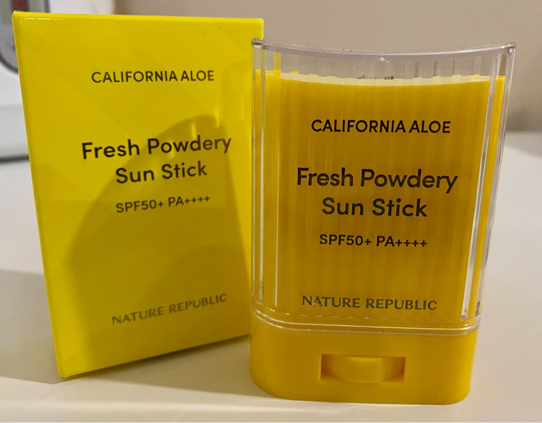Nature Republic California Aloe Fresh Powdery Sunstick SPF50+ PA ...