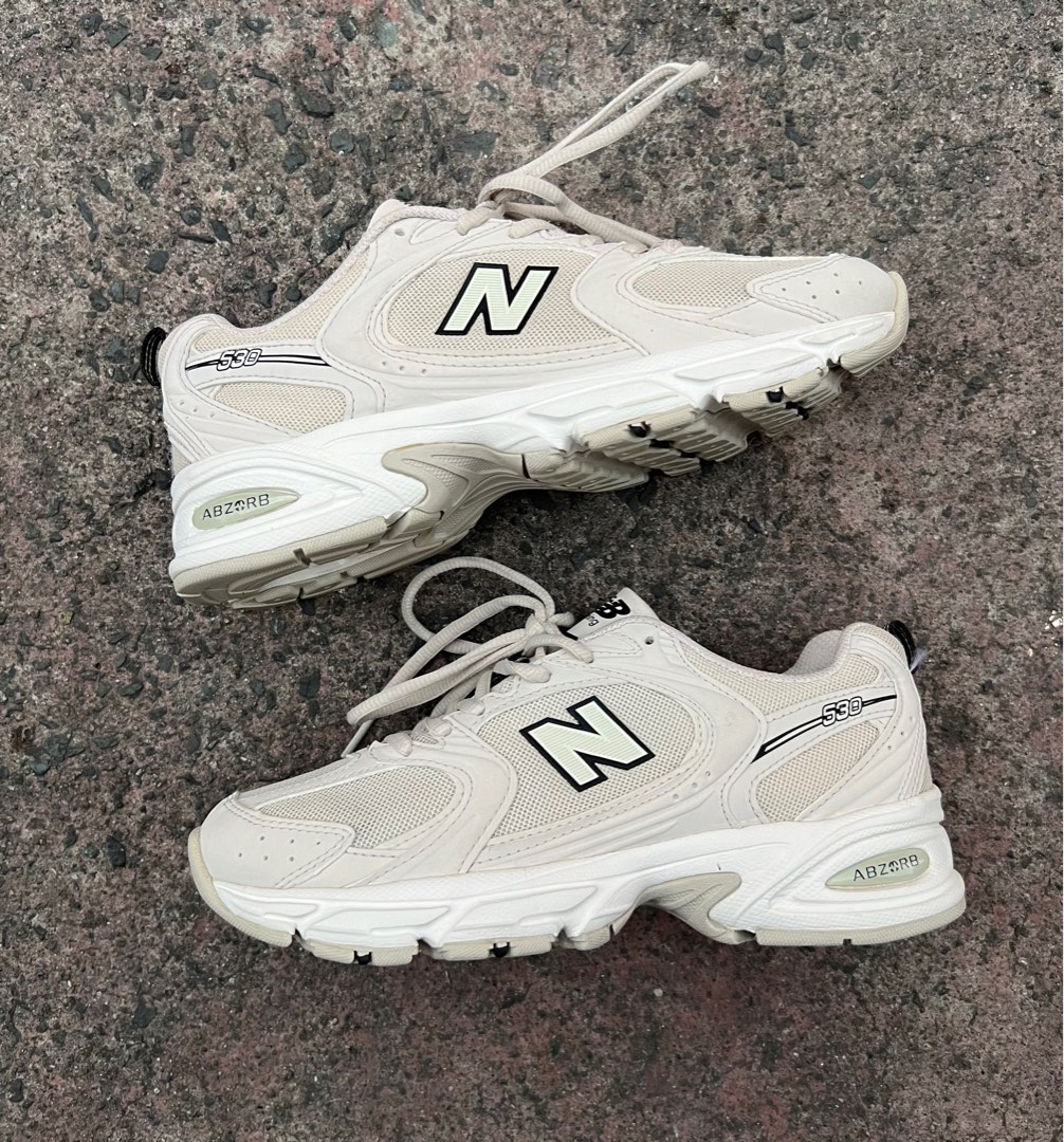NEW BALANCE 530 v2 retro " ivory " for womens ( size 5.5 - 6 us womens ...