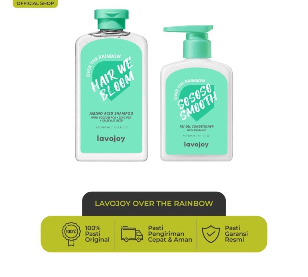 [NEW] LAVOJOY Hair We Bloom Shampoo Over The Rainbow | Shampoo ...