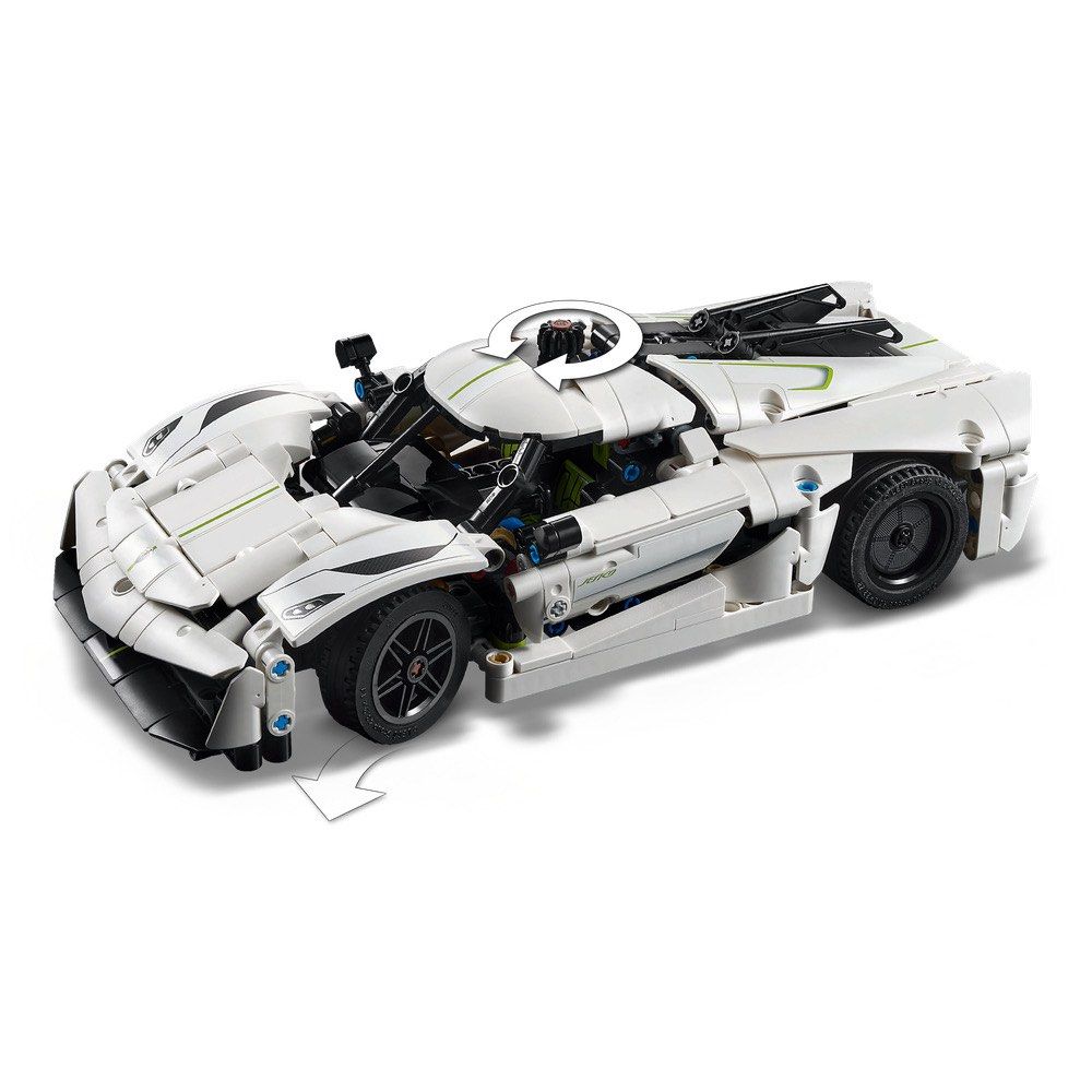 [NewAug] LEGO Technic 42184 Koenigsegg Jesko Absolut White Hypercar ...