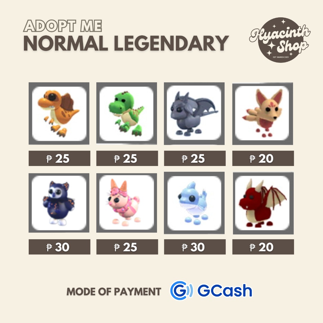Normal Legendary in Adopt Me (Owl Bear, T-Rex. Kitsune, etc.), Hobbies ...