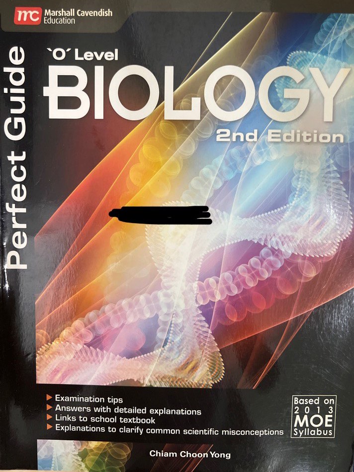 O Level Biology MC Perfect Guide Textbook, Hobbies & Toys, Books ...