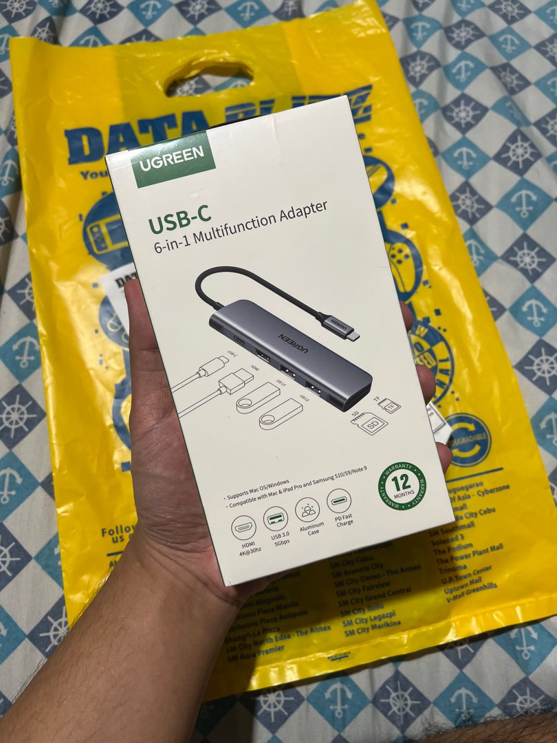 Orig UGREEN USB-C 6-in-1 Multifunction Adapter, Mobile Phones & Gadgets ...