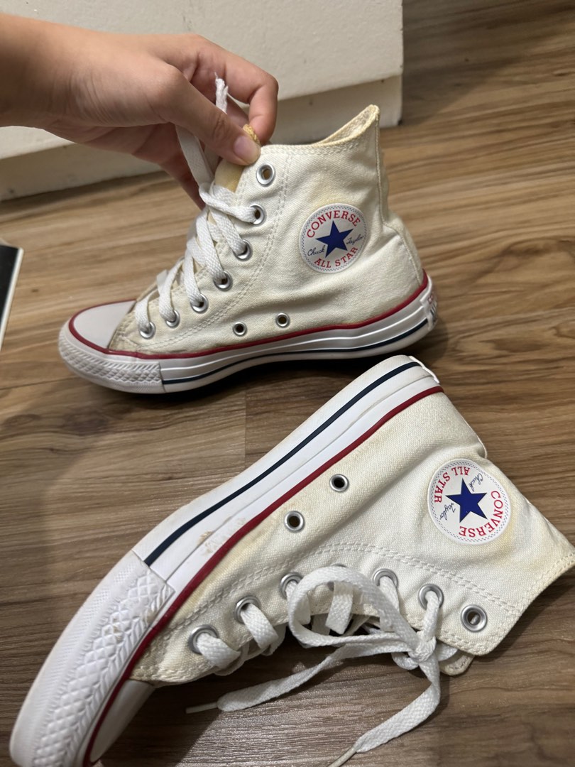 original converse high cut shoes, Women's Fashion, Footwear, Sneakers ...
