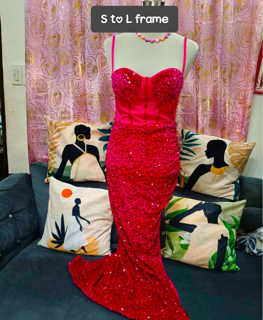 Original Shein Gown, Women's Fashion, Dresses & Sets, Evening dresses ...