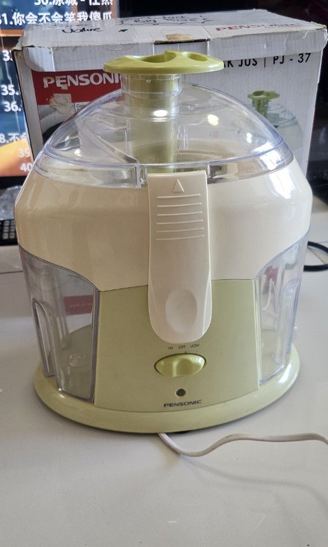 Pensonic juice extractor, TV & Home Appliances, Kitchen Appliances ...