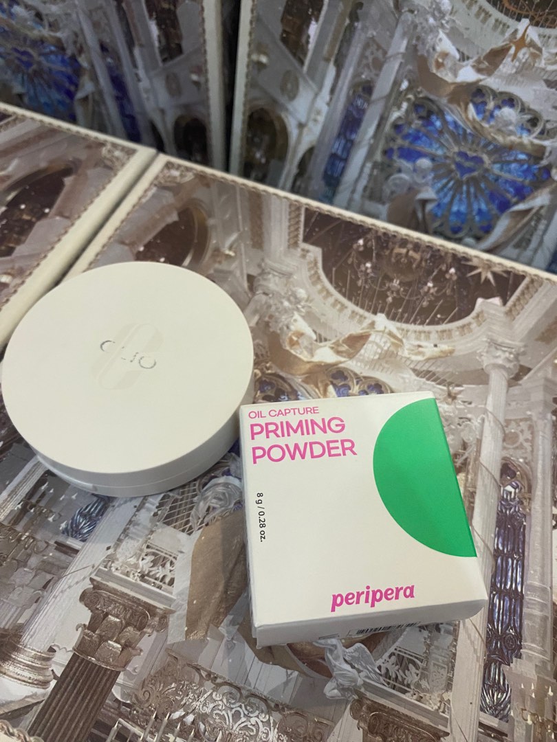Peripera oil capture priming powder w free clio stay perfect finish ...