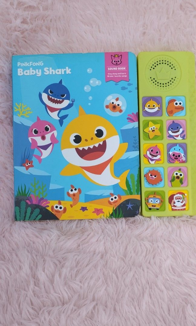 Pinkfong Baby Shark Sound Book, Babies & Kids, Infant Playtime on Carousell