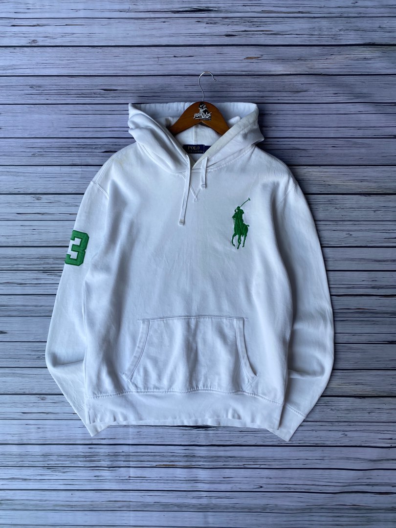 Polo raph Lauren emblem 3 big logo Hoodie, Fesyen Pria, Pakaian , Baju ...