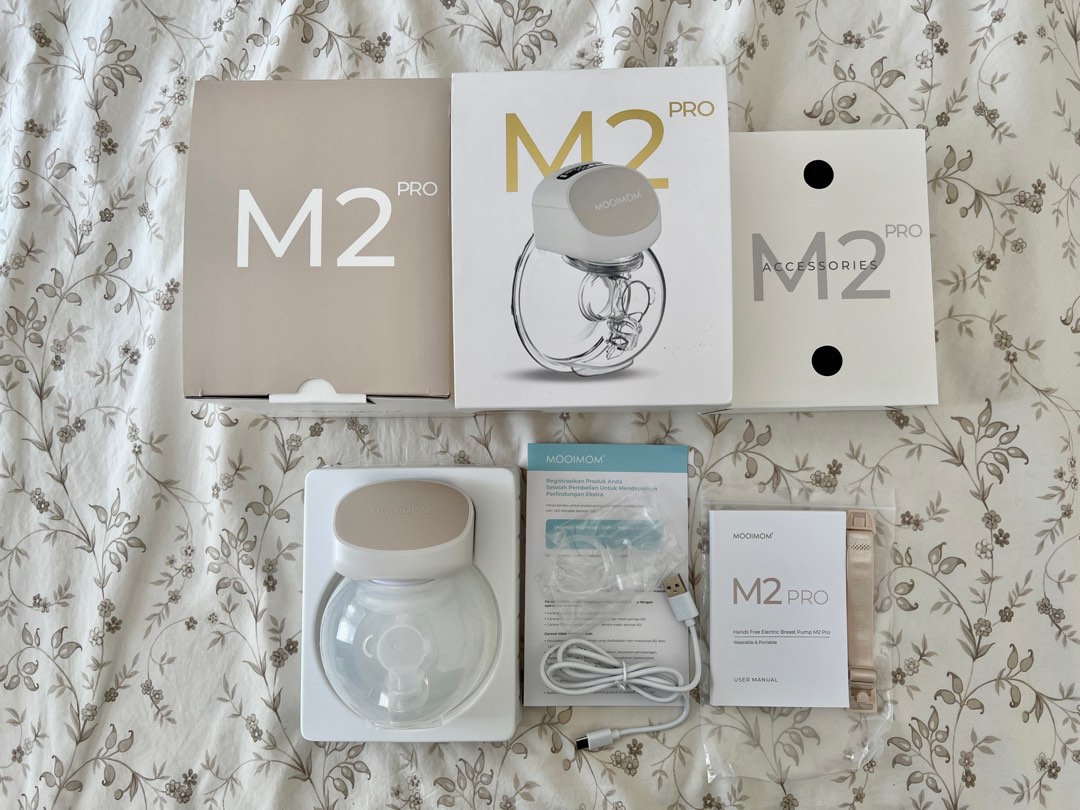 Pompa Asi Mooimom M2 Pro Breast Pump Handsfree Elektrik, Bayi & Anak ...