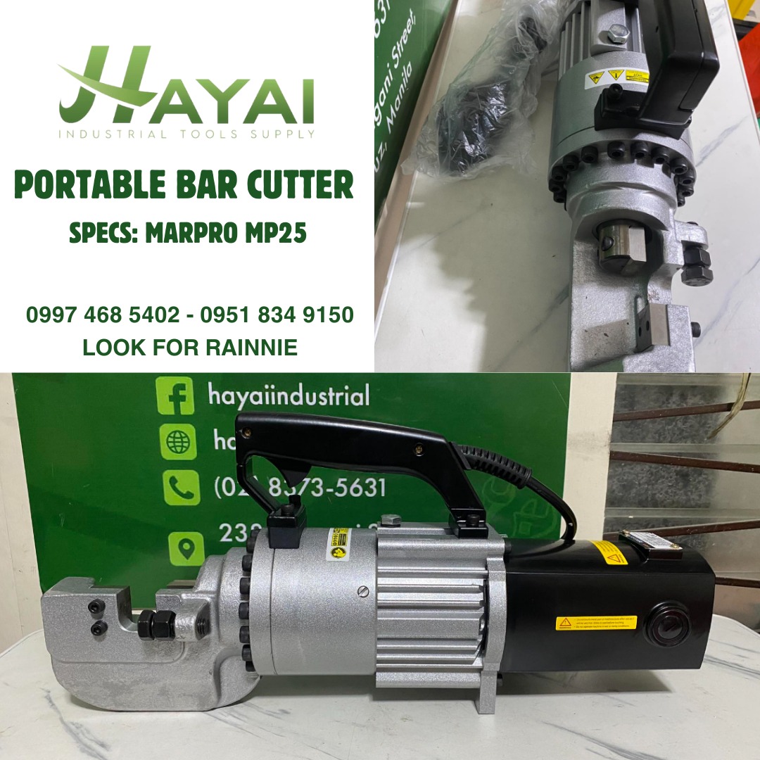 PORTABLE BAR CUTTER, Commercial & Industrial, Industrial Equipment on Carousell