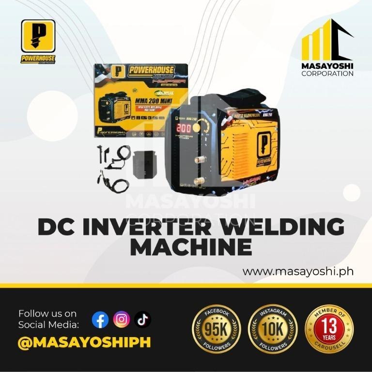 Powerhouse DC Inverter Welding Machine | MMA 200A | Powerhouse ...