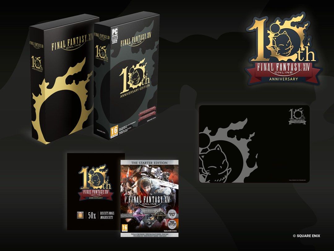 Final Fantasy XIV FF14 Online: 10th Anniversary Edition (Code in a Box ...