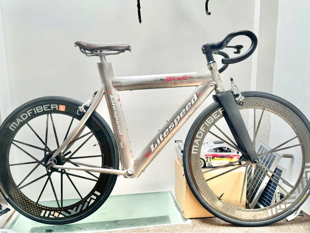 Rare Madfiber Clincher Rim Brake Full Carbon Rim Spoke & Hub Wheels ...