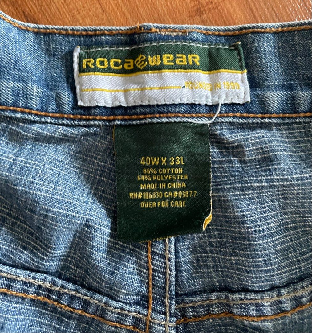 ROCAWEAR BAGGY JEANS, Men's Fashion, Bottoms, Jeans on Carousell