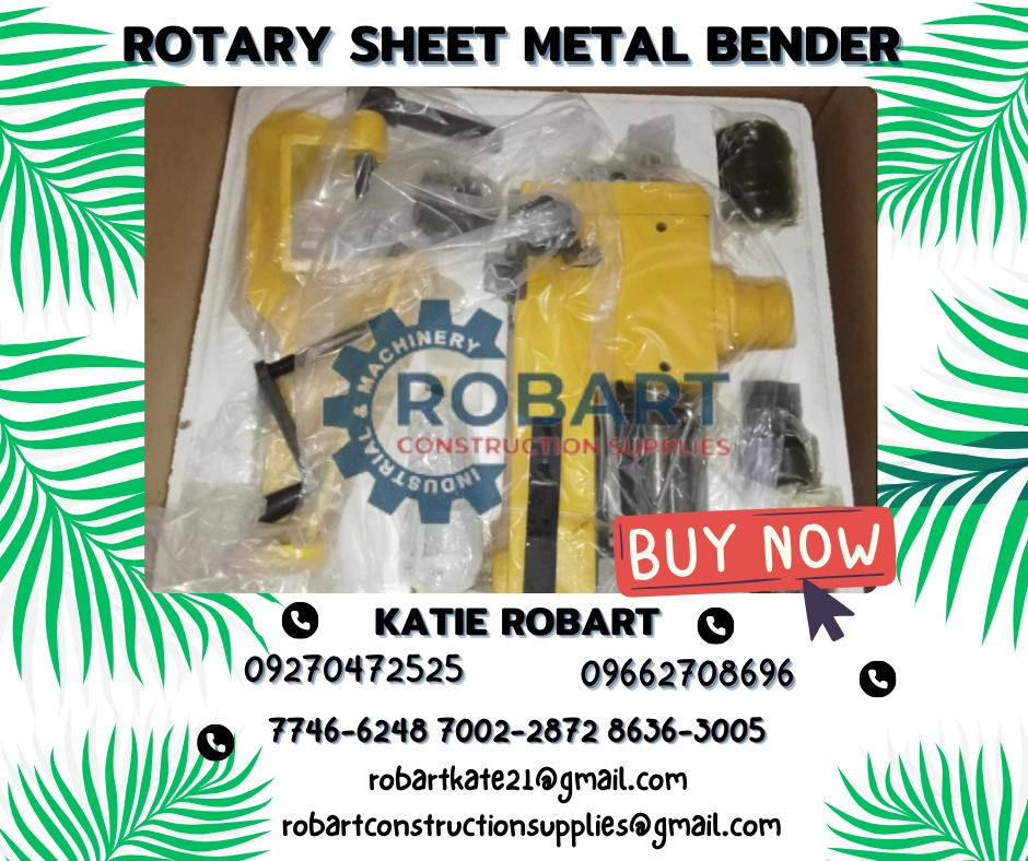 ROTARY SHEET METAL BENDER, Commercial & Industrial, Construction Tools ...