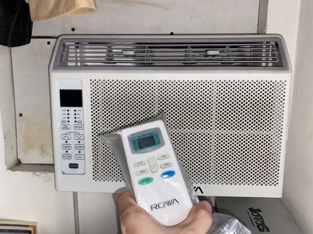ROWA 0.6 HP Aircon Window Type with Remote Control - RACO6RCW-R, TV ...