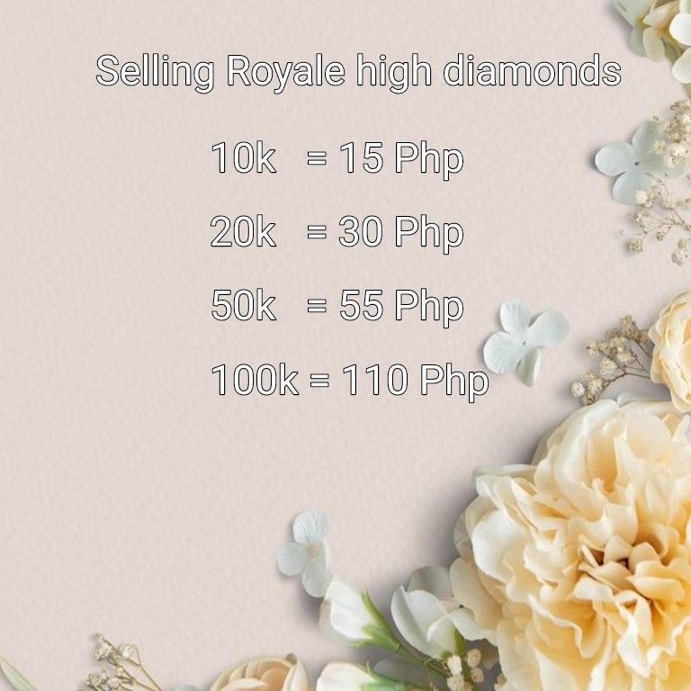 Royale high diamonds for gcash!, Video Gaming, Gaming Accessories, In ...