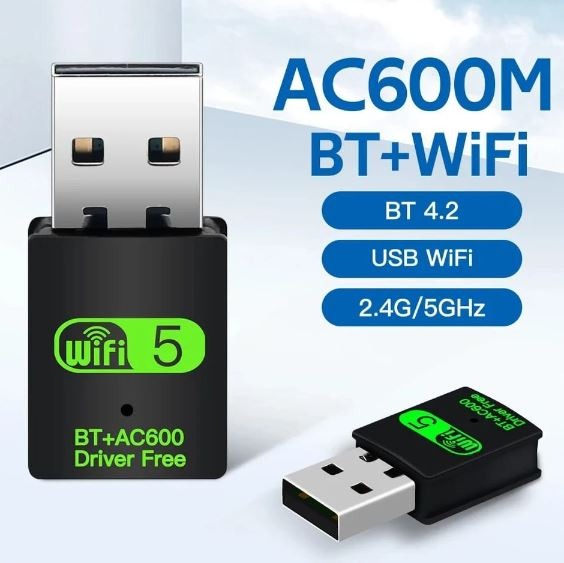 *Same Day Delivery* WiFi + Bluetooth 2 in 1 USB Adapter External ...
