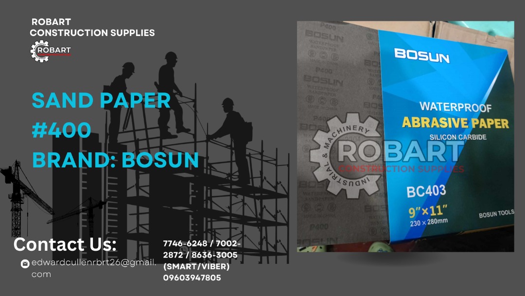 sand paper #400, Commercial & Industrial, Construction & Building ...