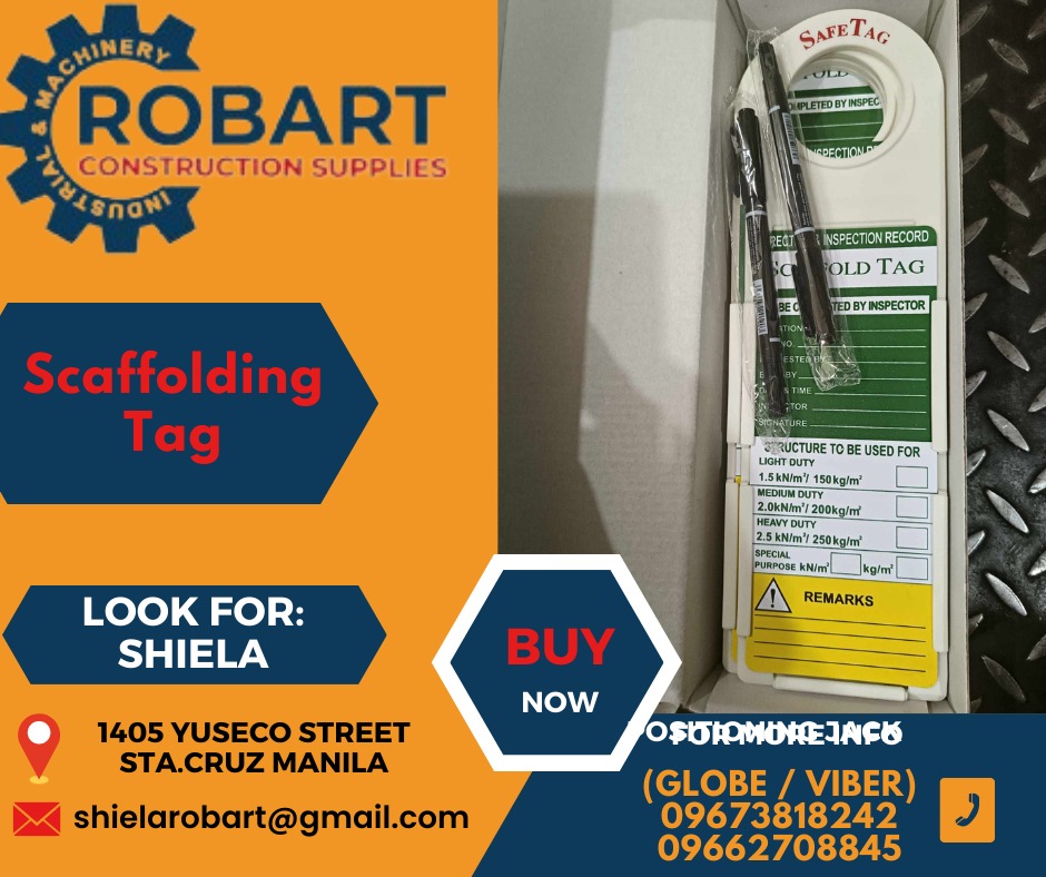 Scaffolding Tag, Commercial & Industrial, Construction Tools ...