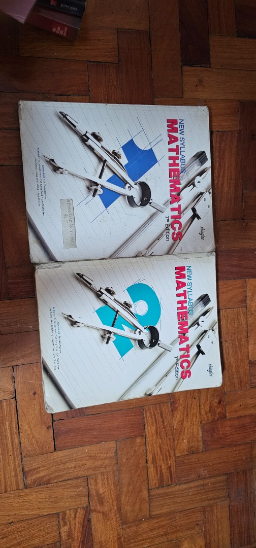 SHINGLEE Math textbooks 1&2, Hobbies & Toys, Books & Magazines ...