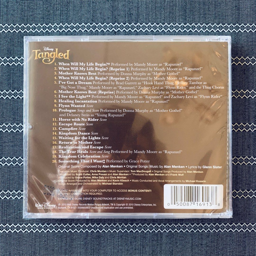 Tangled - Original Motion Picture Soundtrack [Imported Edition] CD ...