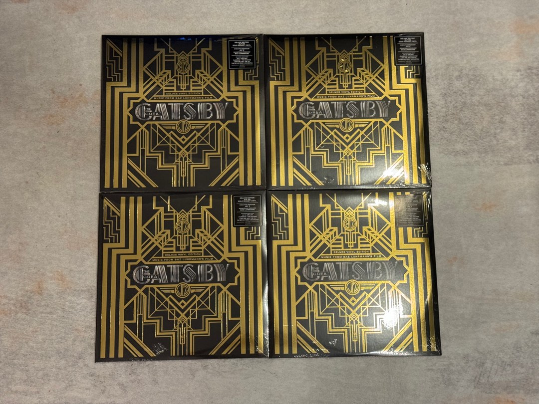 The Great Gatspy OST Gold Nugget Vinyl, 興趣及遊戲, 音樂、樂器 & 配件, 音樂與媒體 - 黑膠碟 ...