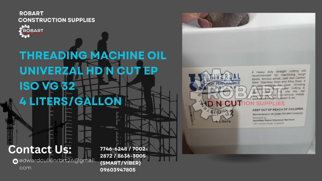 Threading Machine Oil Univerzal HD N Cut EP ISO VG 32, Commercial ...