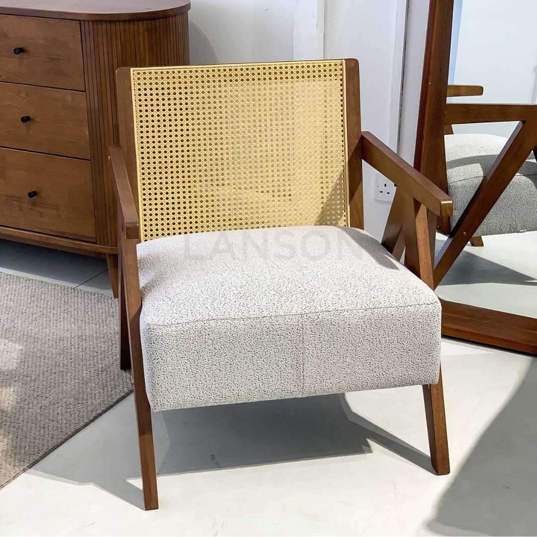 Tom Muji Lounge Chair Rattan Cushion 1 Seater Sofa/Chair, Furniture ...