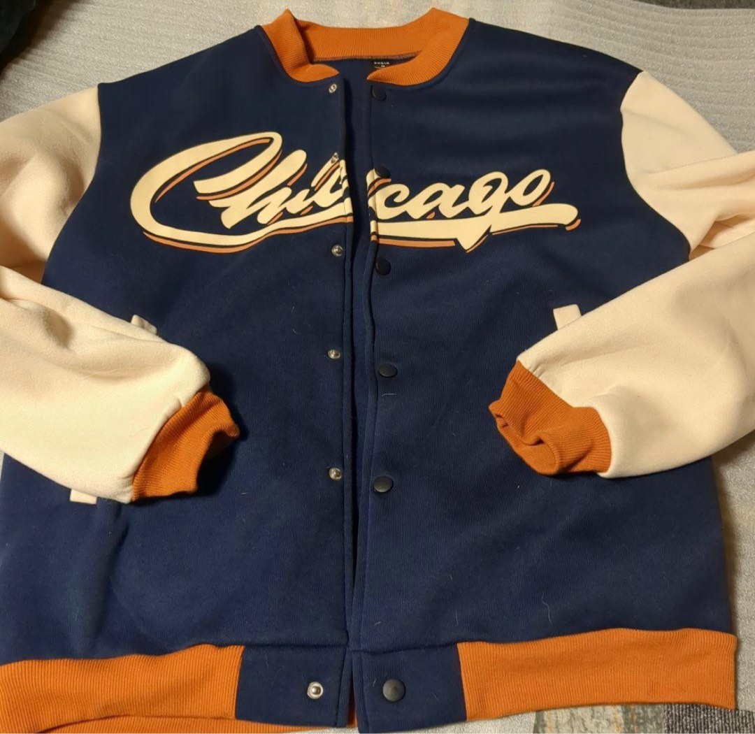 Tri-color Chicago Varsity Jacket, Men's Fashion, Coats, Jackets and ...