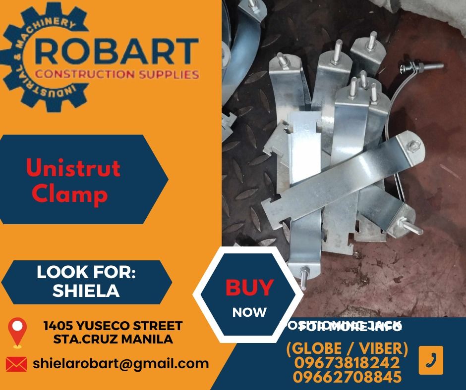 Unistrut Clamp, Commercial & Industrial, Construction Tools & Equipment ...