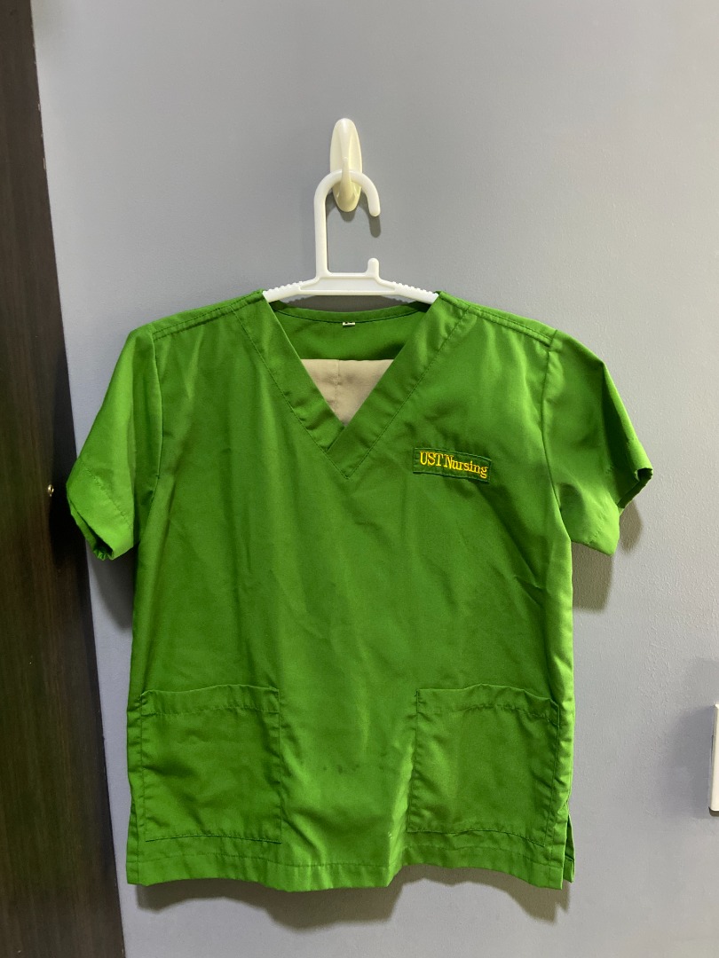 UST College of Nursing- Green Scrubs Set (Aling Ising's Uniform and ...