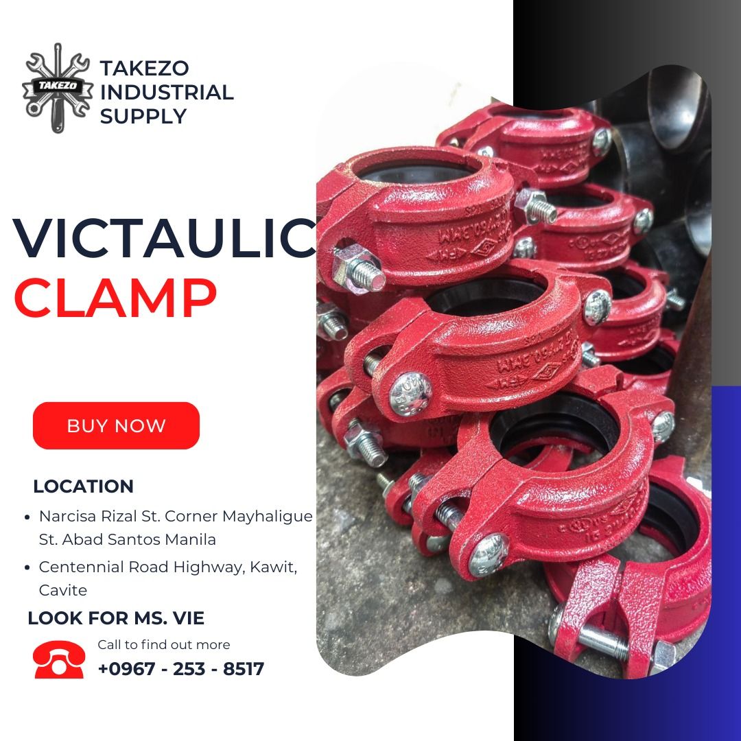 VICTAULIC CLAMP, Commercial & Industrial, Industrial Equipment on Carousell