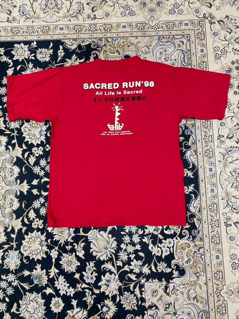 Vintage Sacred Run, Men's Fashion, Tops & Sets, Tshirts & Polo Shirts ...