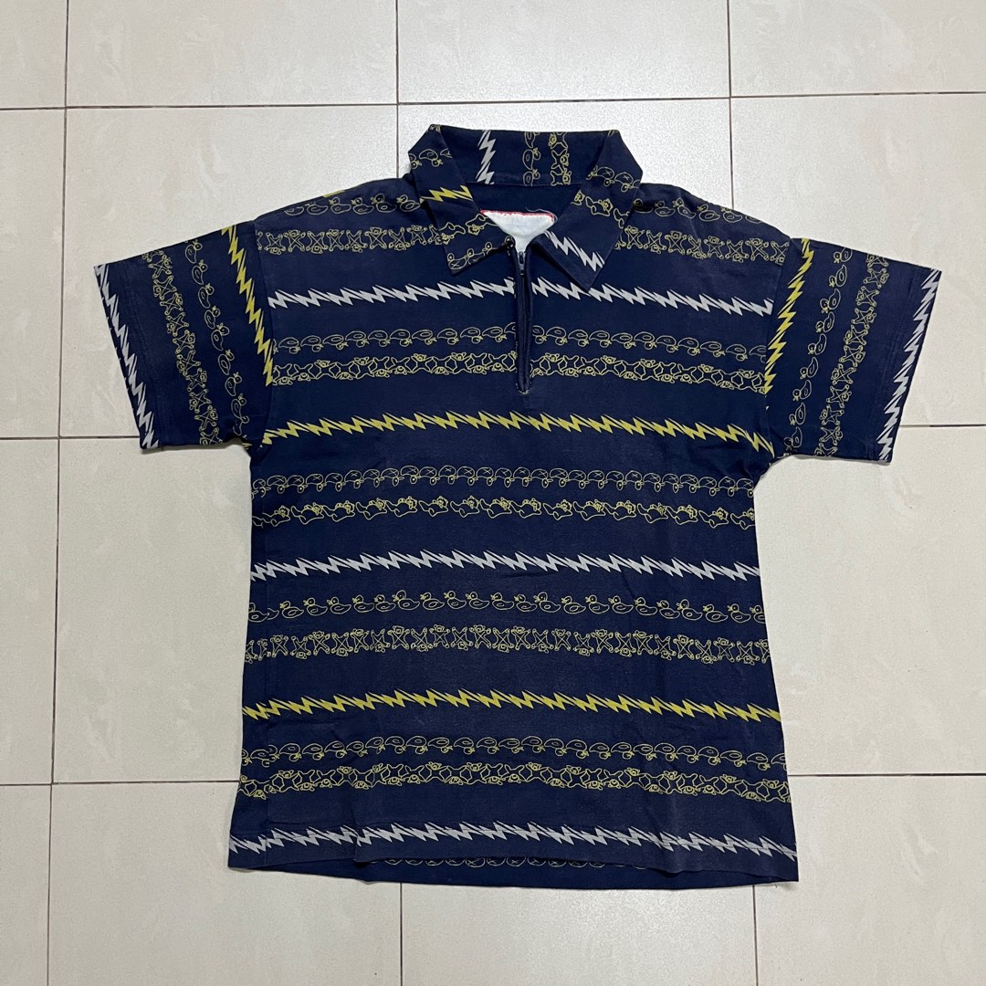 Vintage Undercover Lightning Bolt Shirt, Men's Fashion, Tops & Sets ...