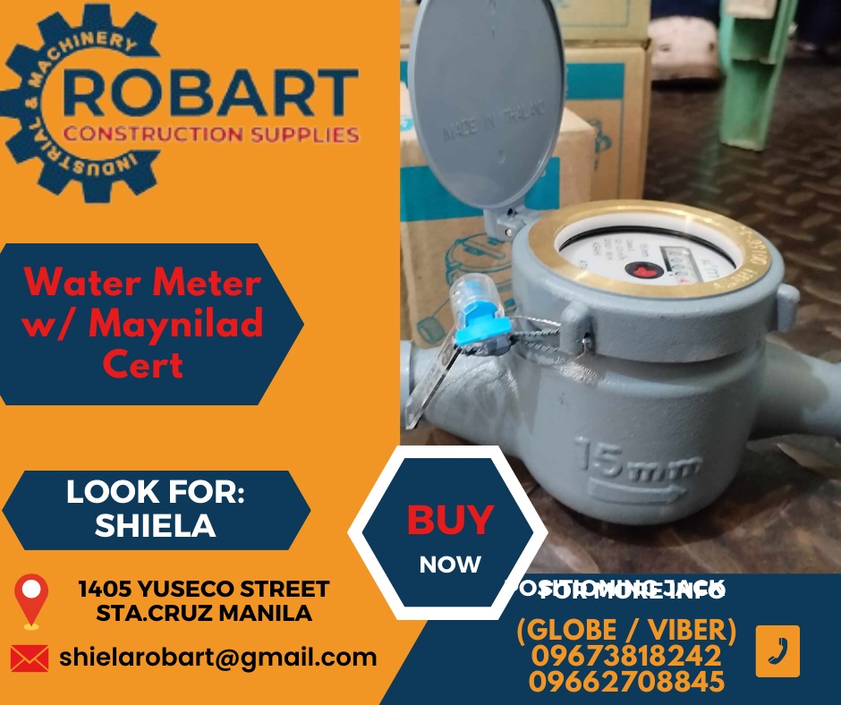 Water Meter w/ Maynilad Cert, Commercial & Industrial, Construction ...