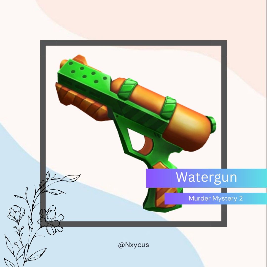 Watergun ROBLOX MM2, Video Gaming, Gaming Accessories, In-Game Products ...