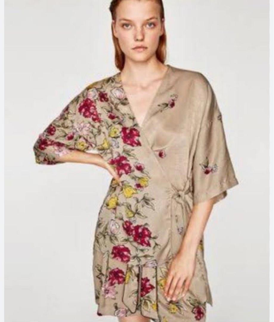 Zara outer kimono original, Fesyen Wanita, Pakaian Wanita, Baju Luaran ...