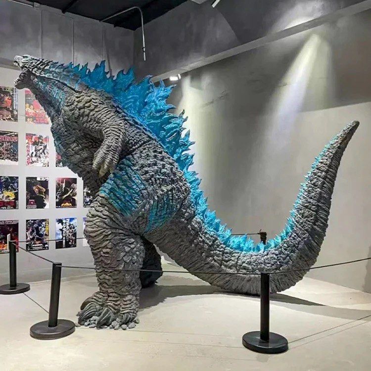 200cm Life Size Godzilla Monster Statue Sculptures Deco, Hobbies & Toys ...