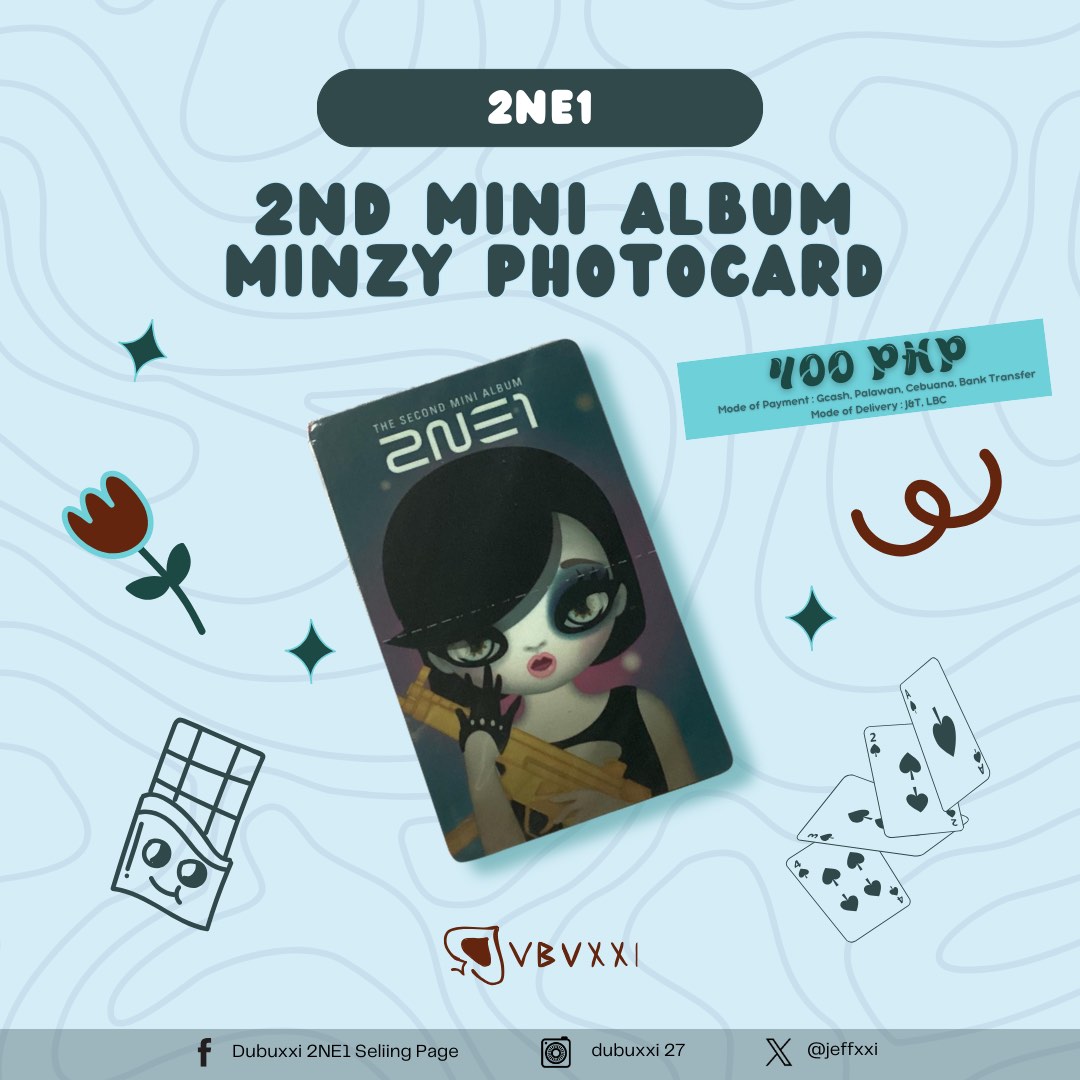2NE1 - Official Minzy Photocard 2nd Mini Album, Hobbies & Toys ...