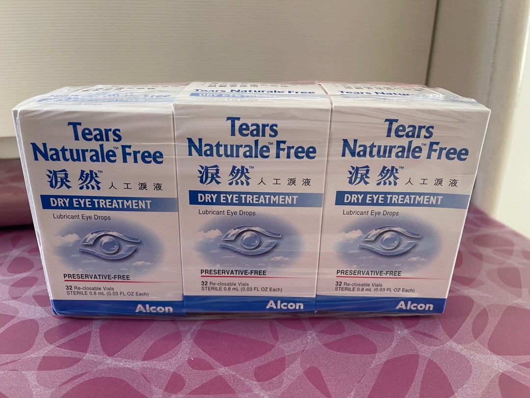 淚然人工淚液 眼藥水 獨立包裝 任何人士適用 ALCON, 健康及營養食用品, 醫療用品和工具 - Carousell