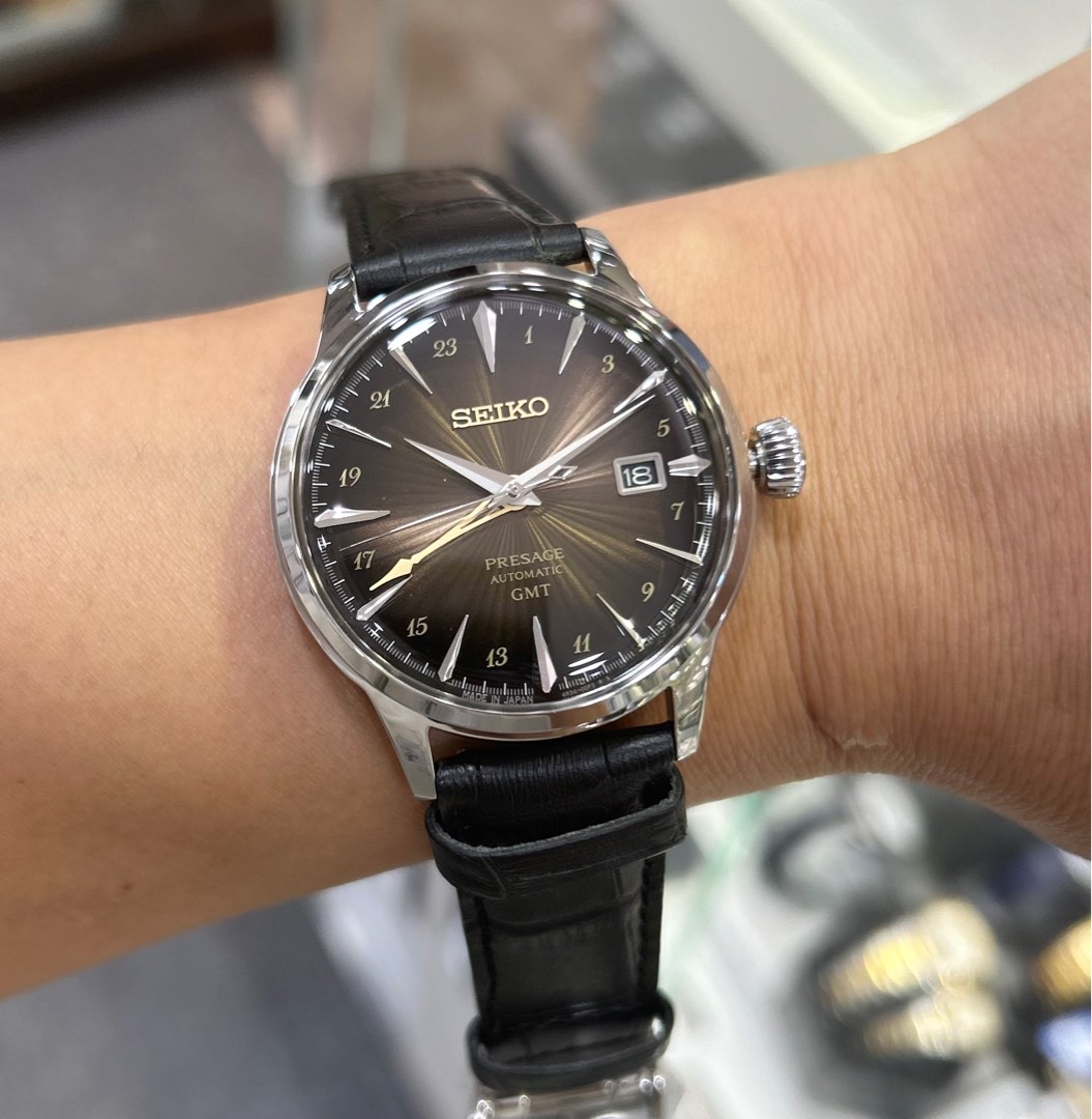 3年原廠保養 全新香港行貨 原裝正品 SEIKO 5 PRESAGE GMT AUTOMATIC精工 PRESAGE自動機械 SSK039J1 ...