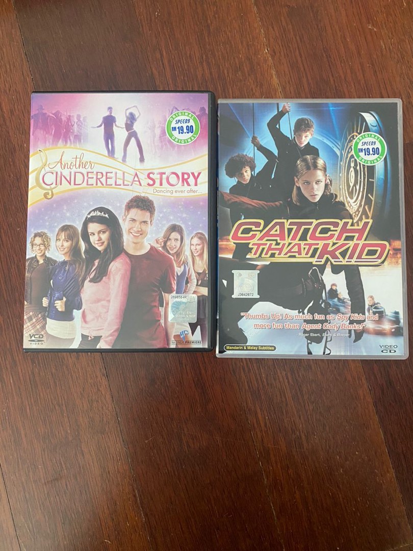 A Cinderella Story & Catch That Kid VCD, Hobbies & Toys, Music & Media ...
