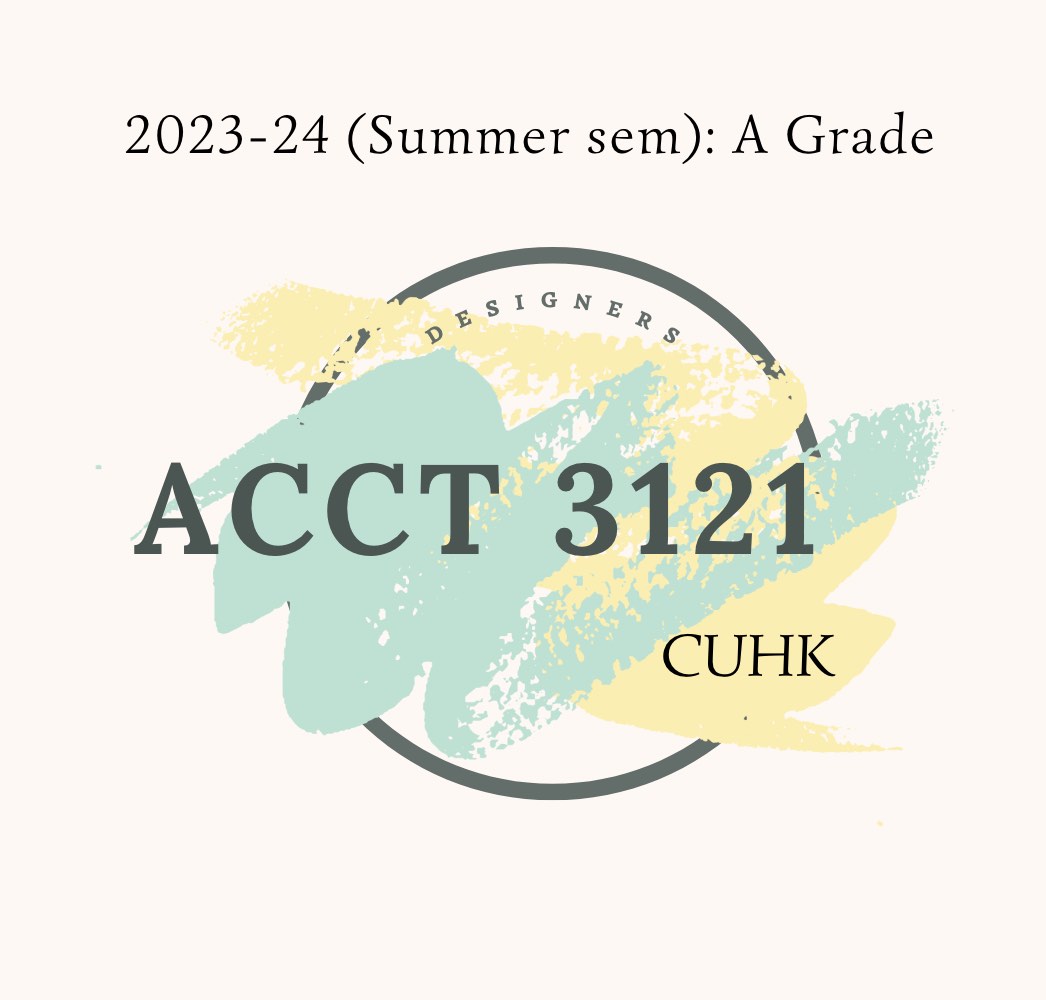 ACCT3121 Source (CUHK), 興趣及遊戲, 書本 & 文具, 教科書 - Carousell