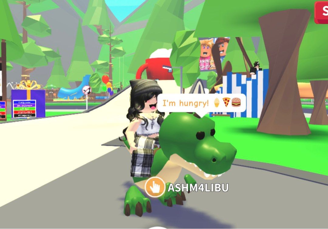 Adopt me fly ride t-rex, Video Gaming, Gaming Accessories, In-Game ...