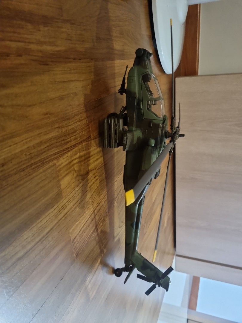 Apache helicopter display, Hobbies & Toys, Toys & Games on Carousell