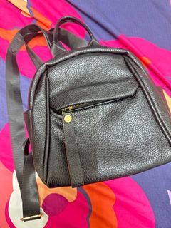 Backpacks ELLE Black, fit laptop, Women's Fashion, Bags & Wallets ...