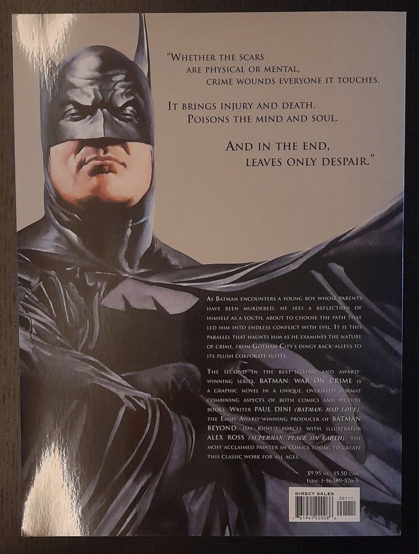 Batman (Large size comic) by Alex Ross!, Hobbies & Toys, Books ...